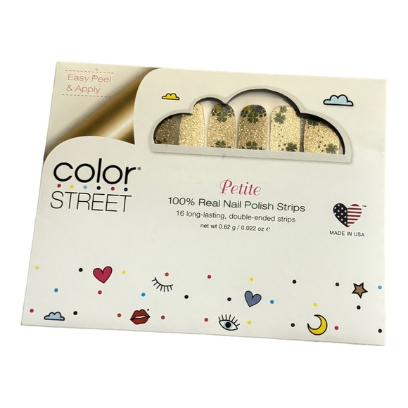 Color Street | Makeup | Nip Color Street Petite Shamrock Oclock Gold ...